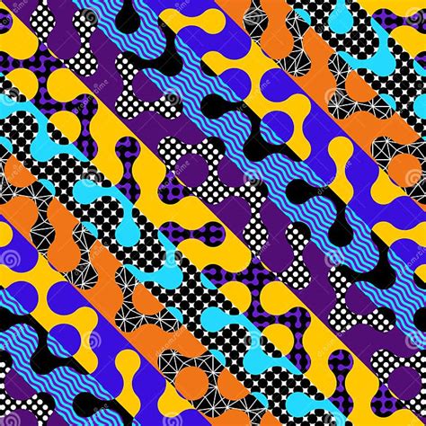 Geometric Abstract Pattern Intersection Style Stock Vector Illustration Of Pattern Fashion