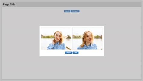 Webcam Photo Component Backendless Marketplace