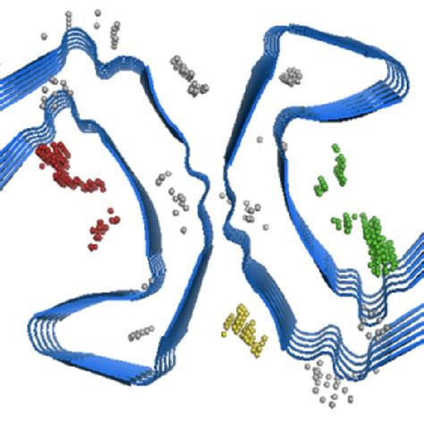 Phf Tau Structure With Spheres Representing The Different Binding Download Scientific Diagram