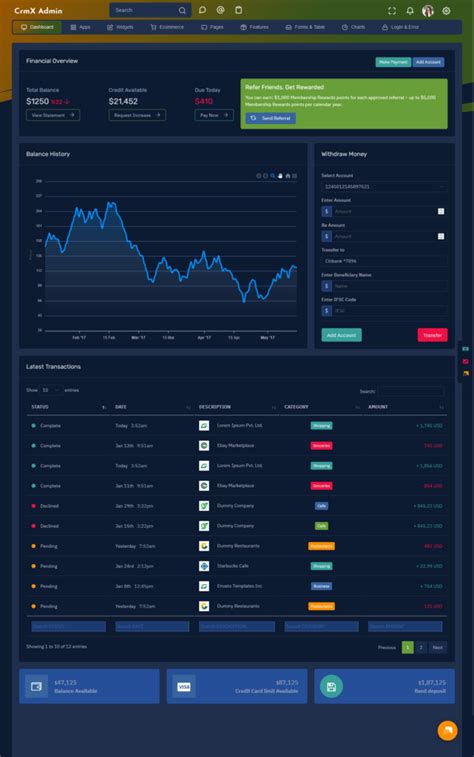 popular crm ui framework with bootstrap 5 web apps