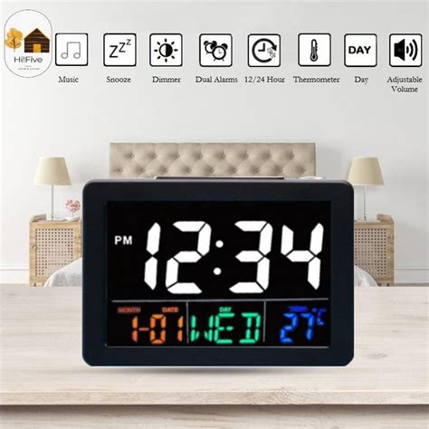 LED Digital Clock Furniture Home Living Home Decor Clocks On Carousell
