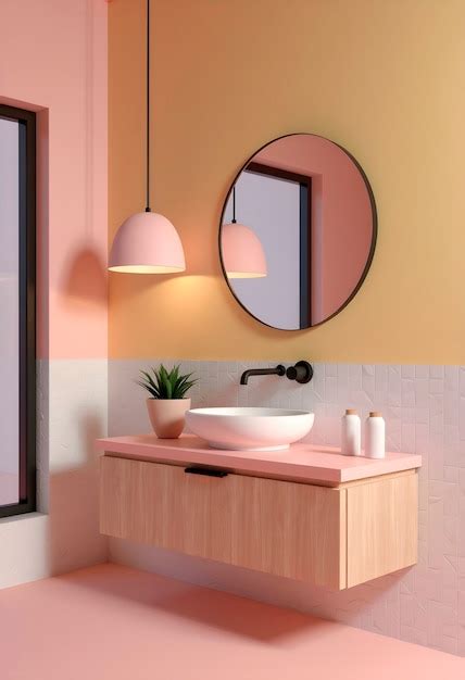 3d рендеринг дизайна интерьера минимальная концепция Ai сгенерированное изображение