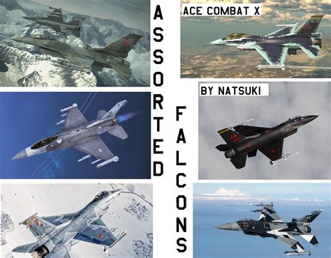 Assorted Falcons By Natsuki Addon Ace Combat X Skies Of Deception
