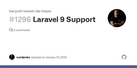 laravel 9 support · issue 1296 · barryvdh laravel ide helper · github