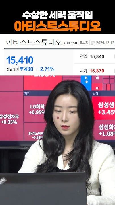 수상한 세력 움직임 포착 아티스트스튜디오 주식 급등주 급등주추천 Youtube
