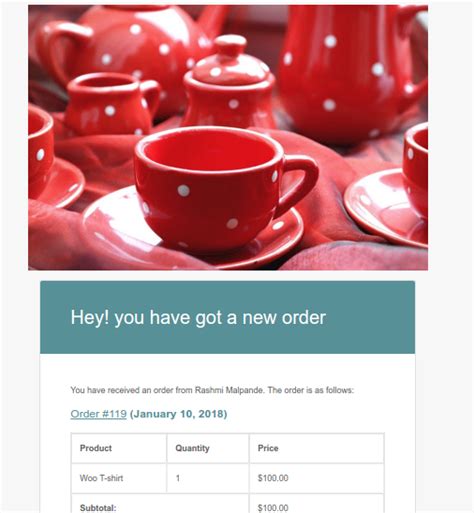 How To Customize Woocommerce Order Emails Tyche Softwares