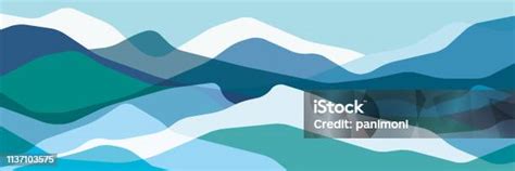 색상 산 반투명 파도 추상적인 유리 모양 현대 배경 프로젝트에 대 한 벡터 디자인 일러스트 배경 주제에 대한 스톡 벡터 아트 및