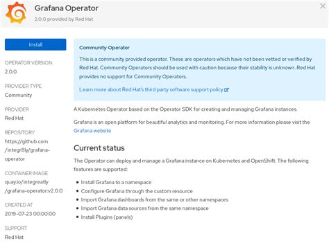 Install Grafana Operator On Openshift Container Platform 4 Techbeatly
