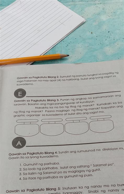 Gawain sa Pagkatuto Bilang 3. Punan ng angkop na pamamaraan ang larawan. Basahin ang mga ...