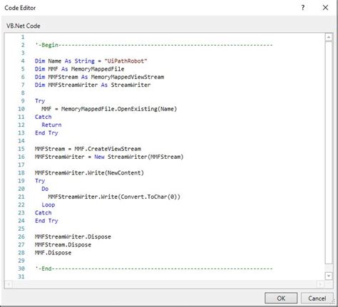 how to use memory mapped files with uipath tutorials uipath