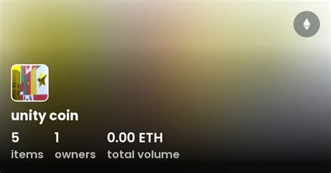 Unity Coin Collection Opensea