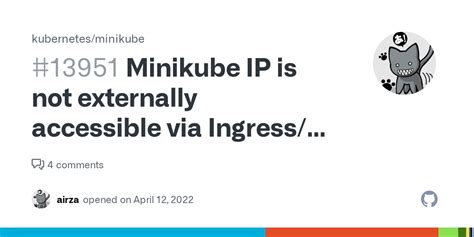minikube ip is not externally accessible via ingress nodeport servce