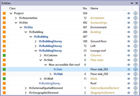 Open Bim Quantities Component Tree Cype