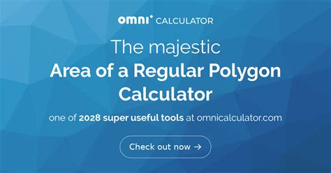 Area Of A Regular Polygon Calculator Formula