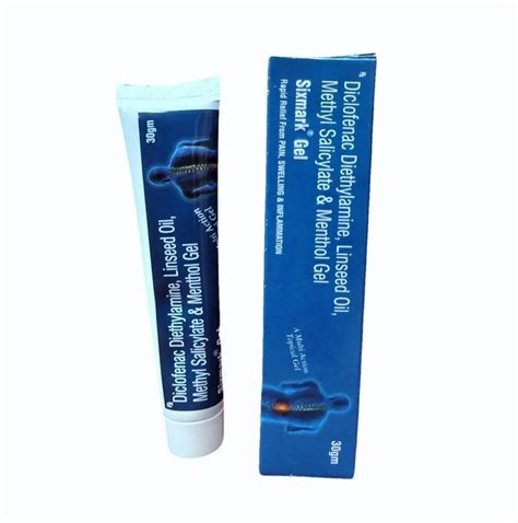 Sixmark Diclofenac Gel Packaging Size 30gm At ₹ 101box In Kanpur
