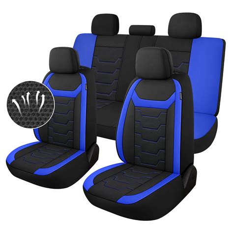 Caromop Universal Fit Car Seat Covers3d Air Mesh Breathable Full Seat