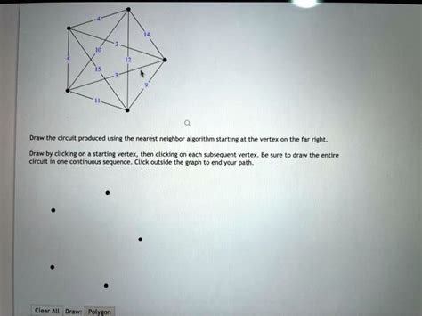Solved Draw The Circuit Produced Using The Nearest Neighbor Algorithm