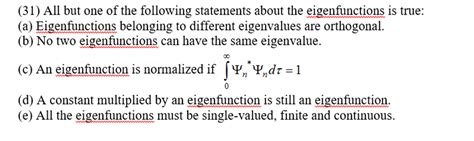 Solved All But One Of The Following Statements About The Chegg
