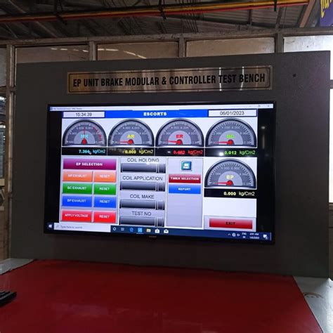 Ep Unit Brake Modulator And Controller Test Bench Railways
