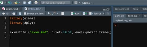 R Exams Package Weird Behaviour With Dplyr Stack Overflow
