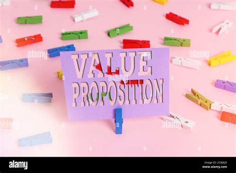 Handwriting Text Writing Value Proposition Conceptual Photo Feature