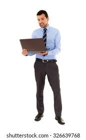 178 813 Man Standing Computer Images Stock Photos Vectors Shutterstock