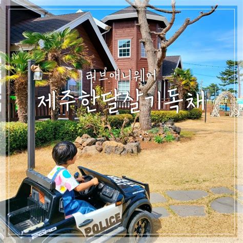 제주 한달살기 독채 방3개 가족숙소 추천 리브애니웨어 예약 네이버 블로그