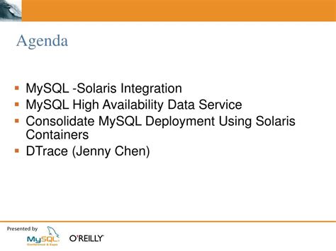 Ppt Best Practices For Deploying Mysql On Solaris Powerpoint
