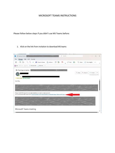 microsoft teams instructions pdf