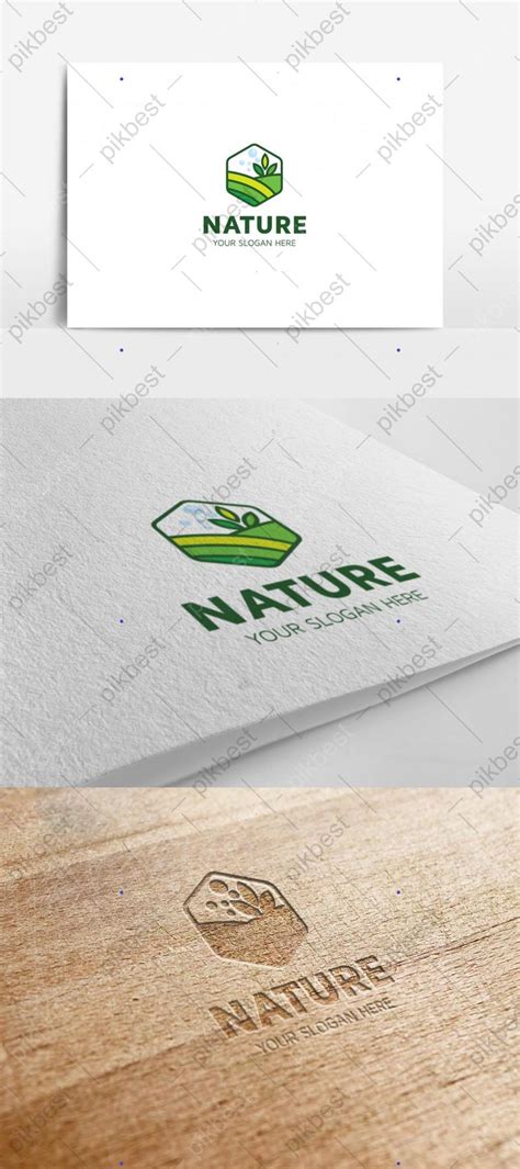 자연 로고 디자인 템플릿 Png Ai 무료 다운로드 Pikbest