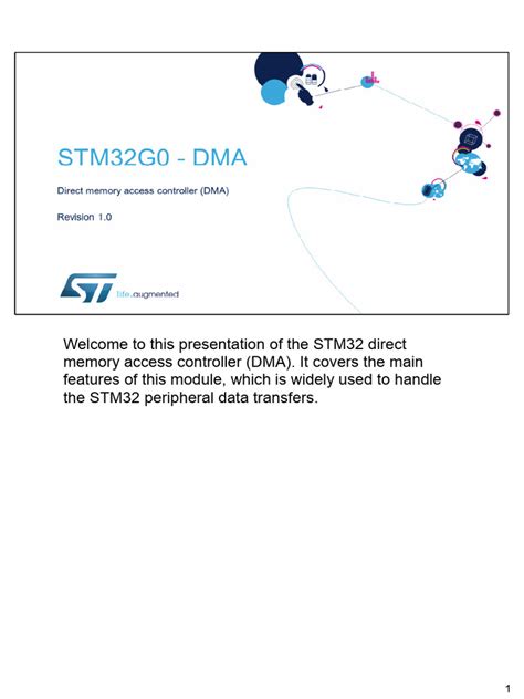 Stm32g0 System Direct Memory Access Controller Dma Pdf Microcontroller Digital Electronics