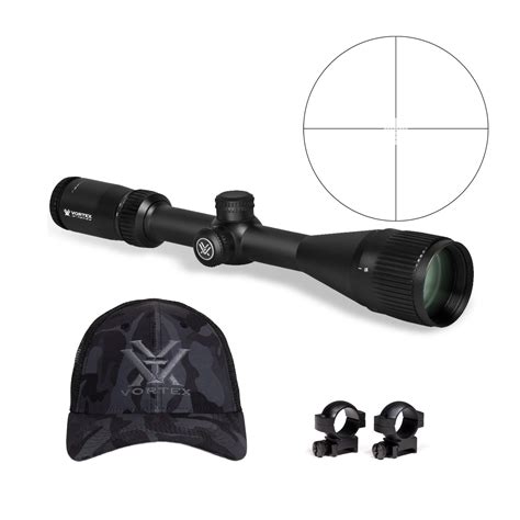 Vortex Crossfire Ii 6 18x44 Ao Riflescope With 1 Inch Scope Rings And
