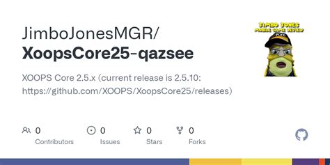GitHub JimboJonesMGR XoopsCore Qazsee XOOPS Core X Current Release Is Https