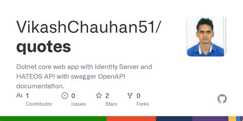 GitHub VikashChauhan Quotes Dotnet Core Web App With Identity Server And HATEOS API With