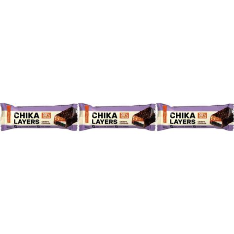 Батончик Chikalab Chika Layers Хрустящее печенье с двойным шоколадом 60 ...