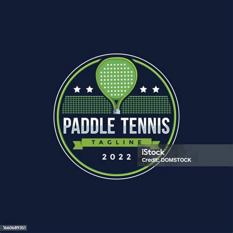 배지 엠블럼 패들 테니스 클럽 로고 디자인 패들 라켓 및 어두운 배경에 볼 벡터 로고에 대한 스톡 벡터 아트 및 기타 이미지 로고 파델 Championship