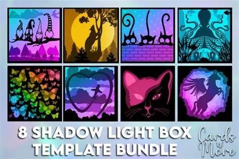 Shadow Box Light Box Bundle 3d Light Box Bundle 2119455