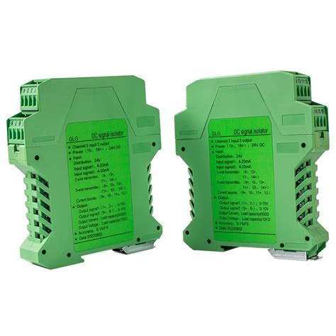 Dc Signal Isolator 4 20ma To 0 10v 0 5v 1 5v Analog Signal Converter 0