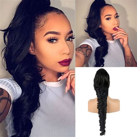 High Ponytail Hairstyles Black Women