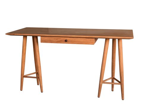 Gianno Rectangular Writing Desk Rectangular Teak Writing Desk With Drawers By Maryand Design