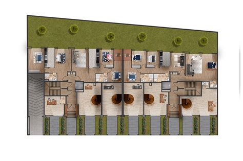 Building 2d Floor Plans Visualization On Behance