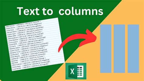 Split Text Into Different Columns In Microsoft Excel Youtube