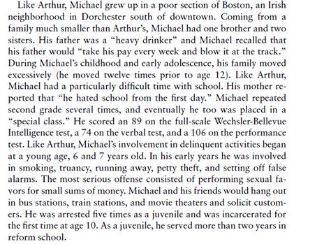 Criminology And Parallelism