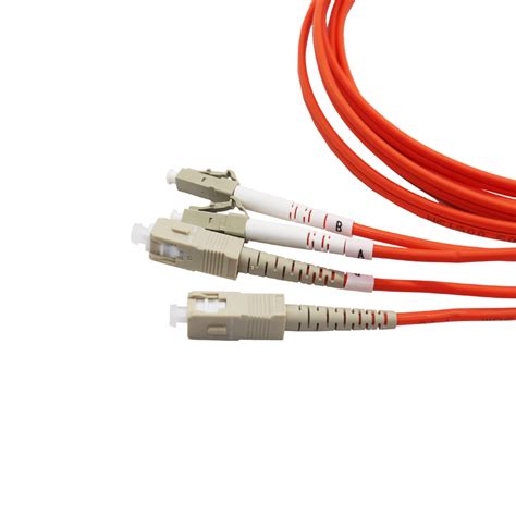 Multimode Dual Core LC SC Patch Cord Fiber Optic Patch Cord
