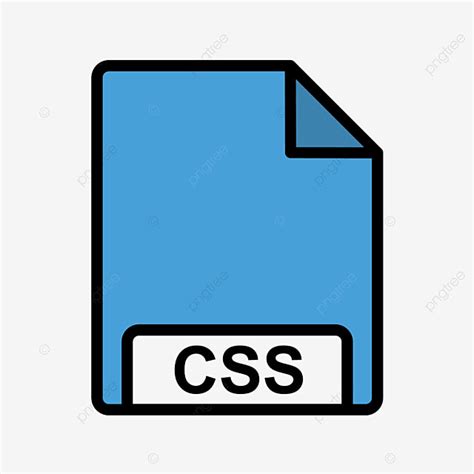 Gambar Ikon Css Css File Format Format File Png Dan Vektor Dengan