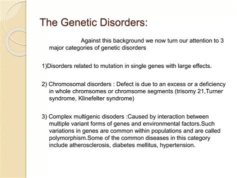 Mutation With Transmission Pattern Of Single Gene Disorder Pptx