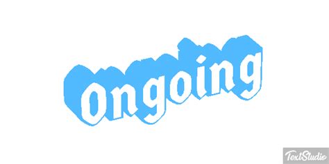 Ongoing Word Animated  Logo Designs