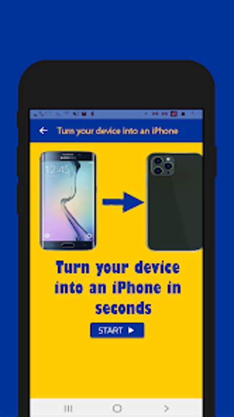 turn your phone into an iphone para android download