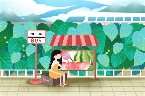 아름다운 여행 일러스트레이션 일러스트 무료 다운로드 Lovepik