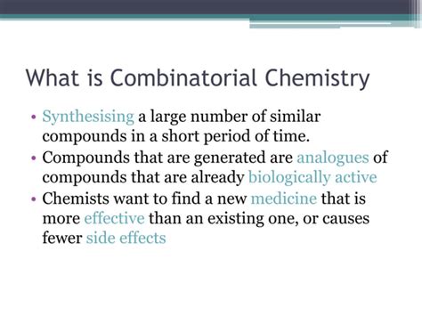 combinatorial chemistry rahul pptx